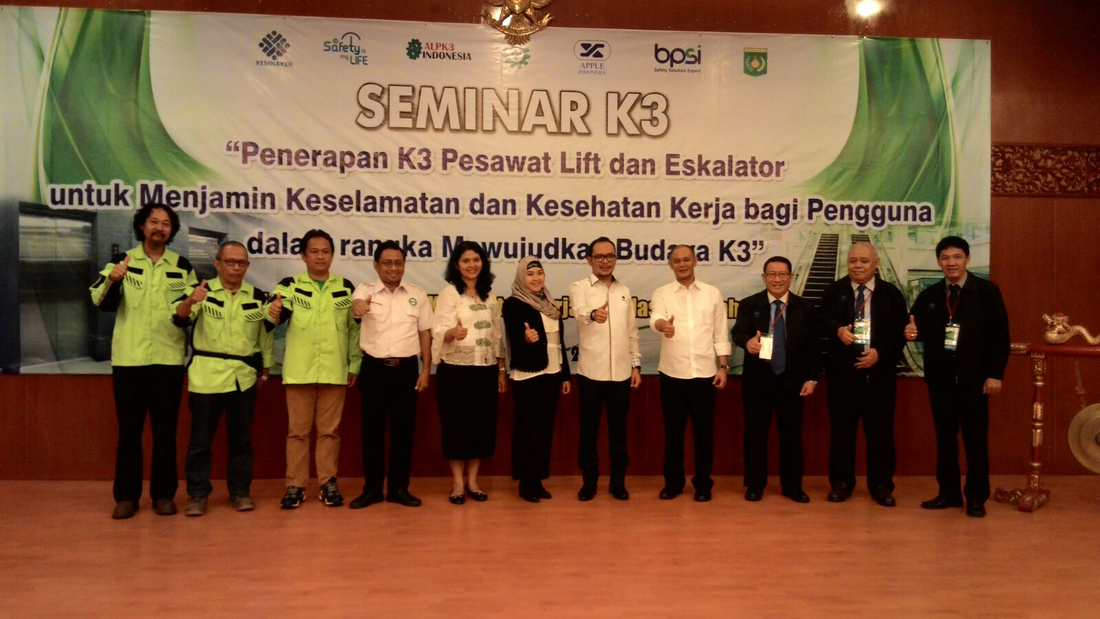 Seminar K3 “Penerapan K3 Pesawat Lift dan Eskalator” Dorong Terwujudnya ...